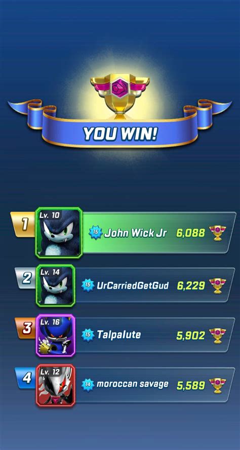 Beating Cocky Nicknames Will Never Not Be Satisfying R Sonic Speed Battle