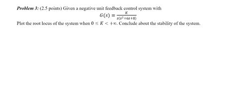 solved k problem 3 2 5 points given a negative unit