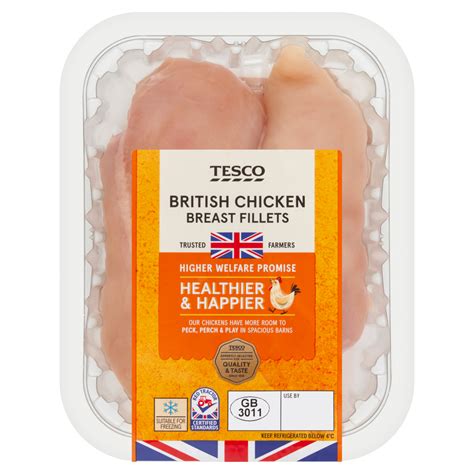 Tesco British Chicken Breast Fillets 320g One Stop