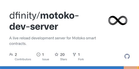 Github Dfinitymotoko Dev Server A Live Reload Development Server For Motoko Smart Contracts