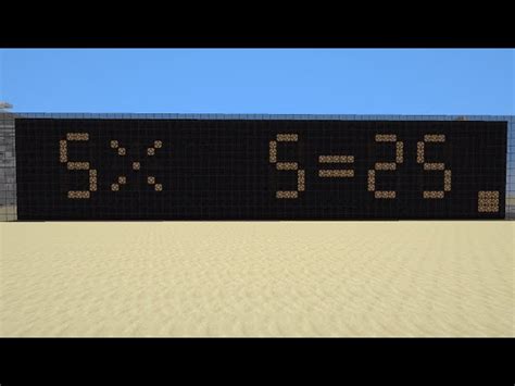 Calculator Minecraft Map