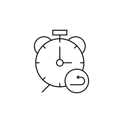 Clock Time Arrow Vector Icon 22767958 Vector Art At Vecteezy
