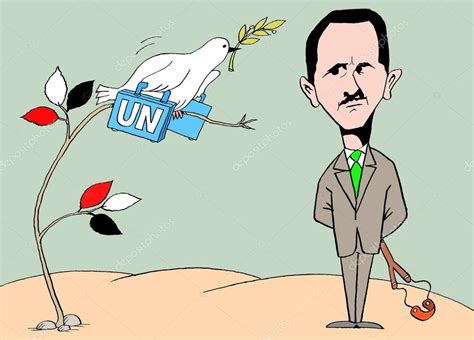Caricature Cunning Bashar Al Assad Stock Editorial Photo Cartoonist 28011075