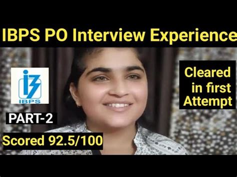 IBPS PO INTERVIEW EXPERIENCE TIPS QUESTIONS YouTube