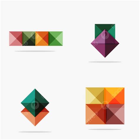 Blank Square Vector Png Images Vector Blank Abstract Squares Background Block Collection