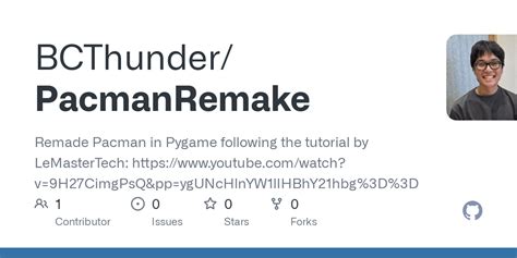 Github Bcthunderpacmanremake Remade Pacman In Pygame Following The Tutorial By Lemastertech