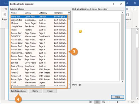 Word Building Blocks CustomGuide