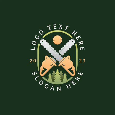 Tree Logging Chainsaw Logo Brandcrowd Logo Maker Brandcrowd