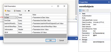 How To Dynamically Set The Service Url Field Of A Web Service Data