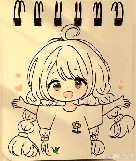 简笔画可爱的卡通人物怎么画简单（汇总14张） 简笔画图片大全