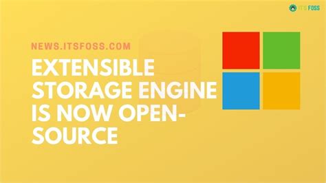 Microsoft Makes Extensible Storage Engine Open Source Used By