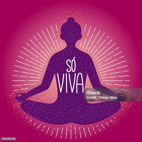 브라질 포르투갈어로 된 문구를 가진 앉아 있는 여자 번역 그냥 라이브 감사에 대한 스톡 벡터 아트 및 기타 이미지 감사 건강한 생활방식 격언 Istock