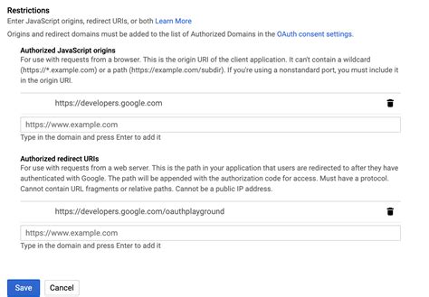Google Api OAuth 2 0 Playground Unauthorized Client Stack Overflow