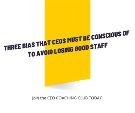 Ifeanyi Emenne On Linkedin Three Bias That Ceos Must Be Conscious Of To Avoid Losing Good Staff By…