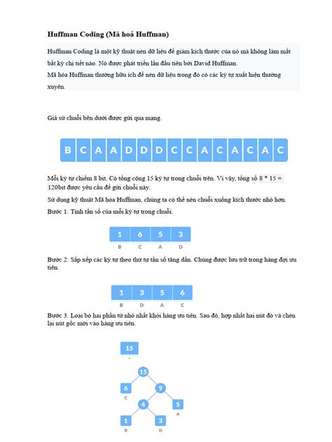 huffman coding pdf