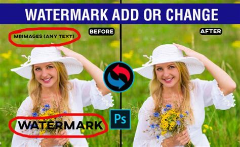 Add Watermark Or Text Logo Or Remove Background From Images Image Editing Photoshop Photoshop
