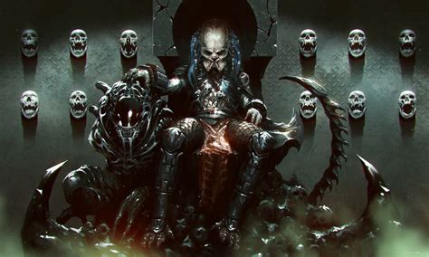 Xenomorph Artwork Digital Art 1080p Science Fiction Skull Aliens