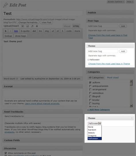 wordpress custom taxonomy input panels