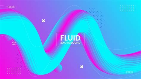 Premium Vector Gradient Fluid Abstract Background