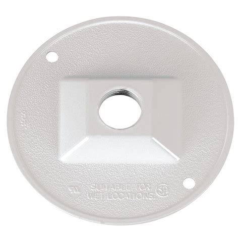 Round Electrical Box Cover With Knockout At Frank Duke Blog