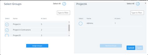 Assign Tricentis Test Automation For Sap User Administration User Groups To Projects