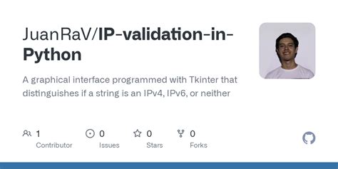 GitHub JuanRaV IP Validation In Python A Graphical Interface