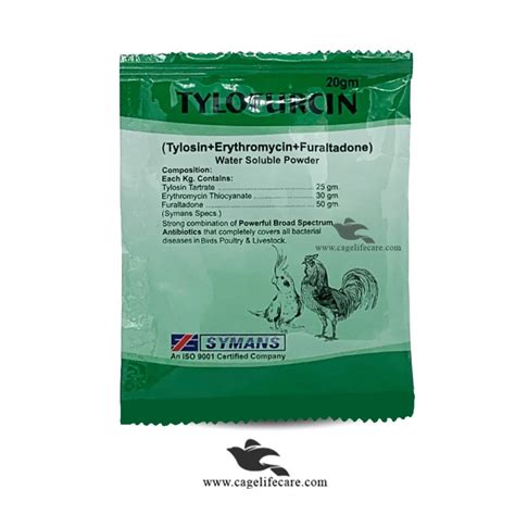 Tylofurcin Broad Spectrum Antibiotic For Poultry And Livestock Cage Life Care