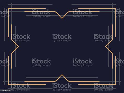 아르 데코 프레임 빈티지 선형 테두리 초대장 전단지 및 인사말 카드에 대한 템플릿을 디자인합니다 기하학적 황금 프레임 1920 년대의 스타일 1930 년대 벡터