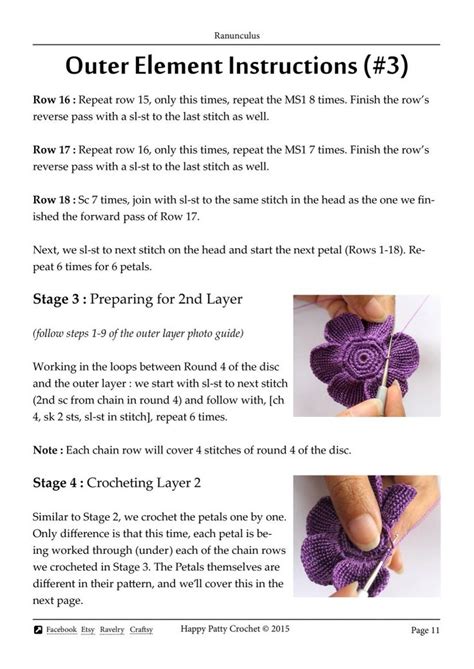 Пин на доске Вязание в 2024 г Ранункулюс Вязание крючком Вязание