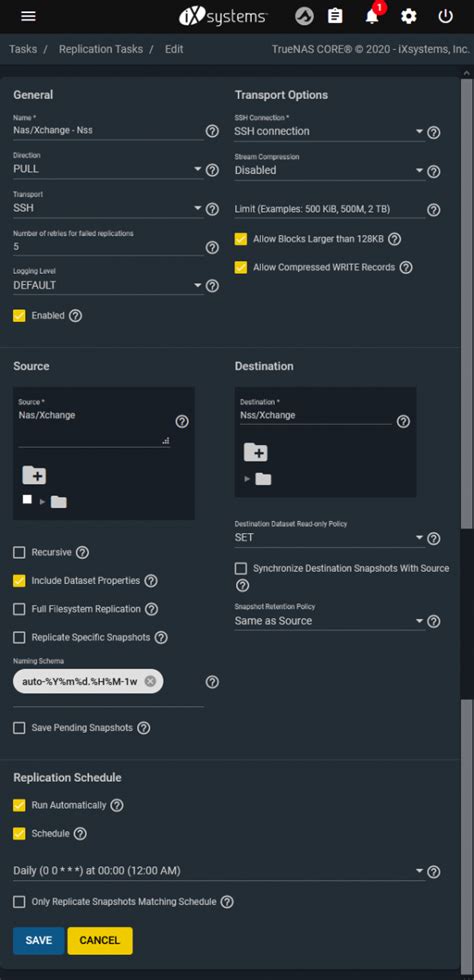 Solved Replication Issue Truenas Freenas Truenas Community