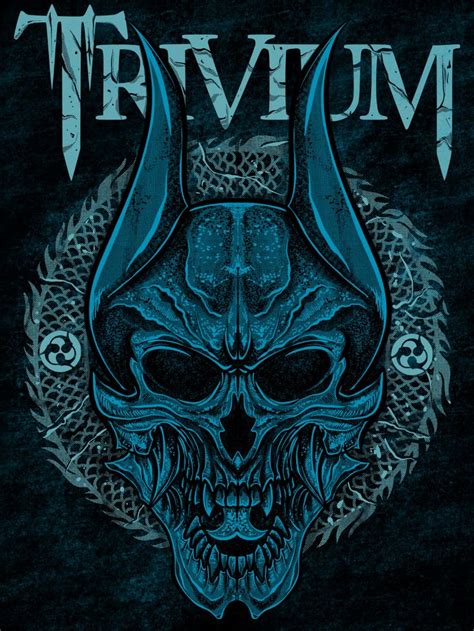 Trivium Tribute Artwork On Behance Heavy Metal Art Band Posters