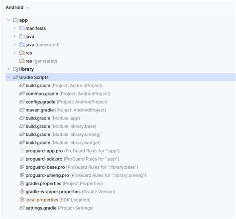 Android 项目的工程目录结构————android入门学习1安卓目录结构 Csdn博客