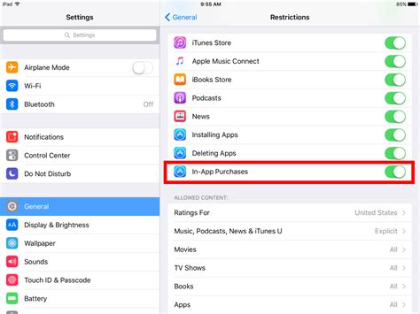 How To Turn Off In App Purchases In Ios Ipadiphone