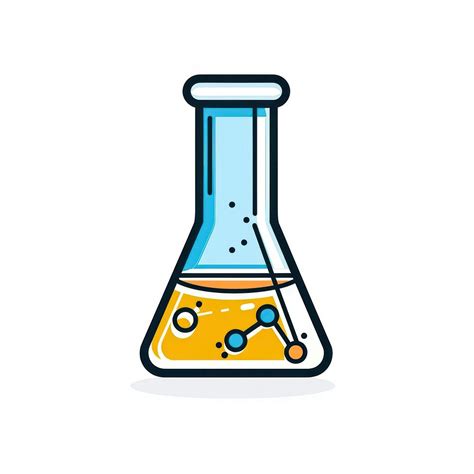 Colorful Laboratory Flask Illustration Free Photo Illustration Rawpixel