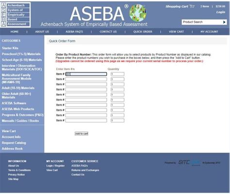 How To Order More E Units For Aseba Web Account