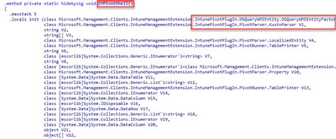 Intune Device Query Real Time Insights Pivot Kql