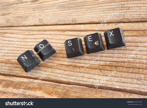 No Sex Wrote Keyboard Keys On Stock Photo 301673795 Shutterstock