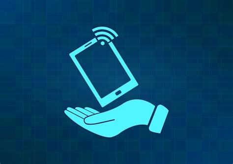 파란색 배경의 터 일러스트레이션 프리미엄 벡터