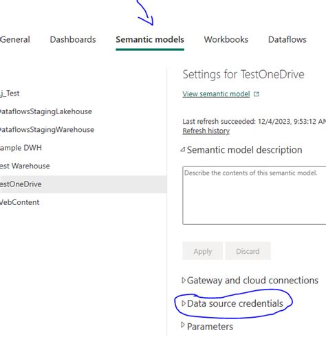 Cant Refresh Dataset With Merged Table From Diffe Microsoft