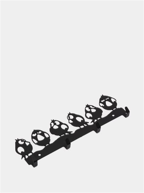 Вешалка настенная для ключей ключница ПТИЧКИ лофт железная вешалка крючок для одежды купить по