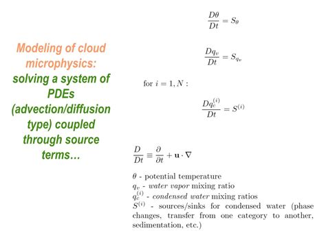 Ppt Cloud Microphysics Modeling State Of The Art And Applications Powerpoint Presentation