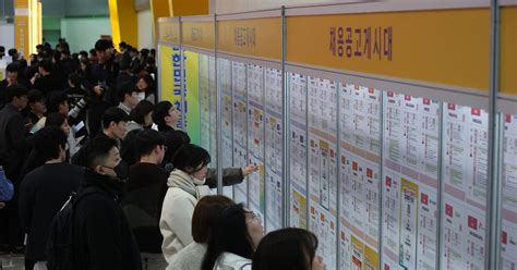 얼어붙은 취업시장2·3분기 채용계획 5만명 줄어