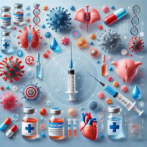 A Visual Representation Of The Different Types Of Vaccines And T Stock Illustration