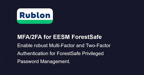 Enable Two Factor Authentication 2fa For Forestsafe Privileged R