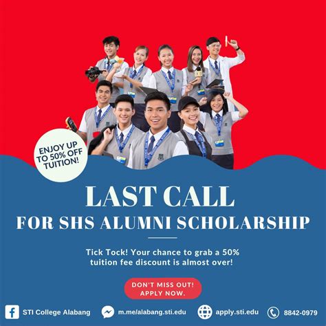 Last Call For Sti Shs Alumni Sti College Alabang