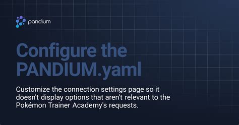 Configure The Pandiumyaml Pandium Configure The Pandiumyaml Pandium