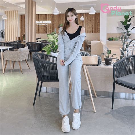 당일출고 후드 집업 트레이닝 세트 조거 와이드 츄리닝 헬스복 런닝복 조깅복 상의 하의 크롭 에이블리