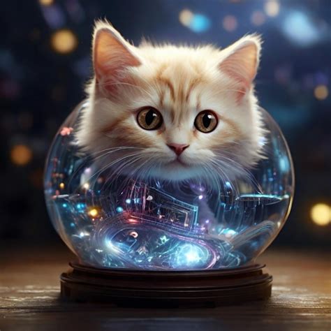 Imágenes De Gatitas Vector Premium