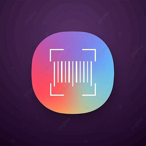 Traditional Barcode App Icon Binary Application Storage Vector Binary