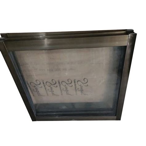 Polished Aluminium Glass Fixed Window Sizedimension 60cm X 60cm L X
